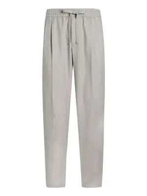 Dolce & Gabbana Pleated Drawstring Trousers - Grey