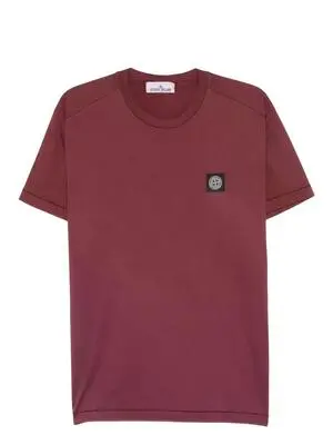 STONE ISLAND Logo-patch T-shirt
