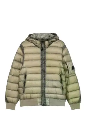 C.P. COMPANY Hooded Quilted Jacket - Green