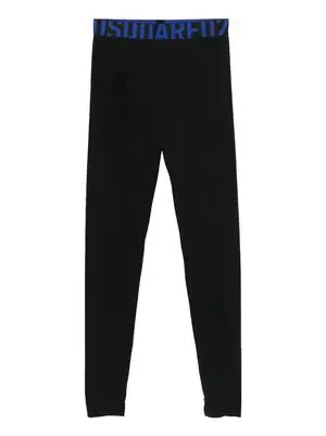 Dsquared2 Logo-waistband Leggings - Black