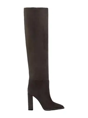 LE SILLA 110mm Elsa Suede Boots - Grey