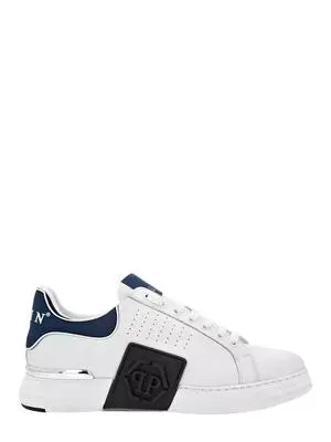 Philipp Plein Nappa Leather Low-top Sneakers - White