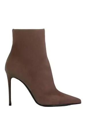 LE SILLA 100mm Eva Suede Ankle Boots - Brown