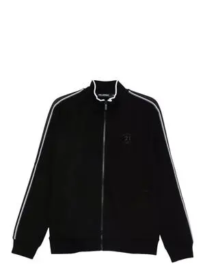 Karl Lagerfeld Zip-up Cotton Jacket - Black