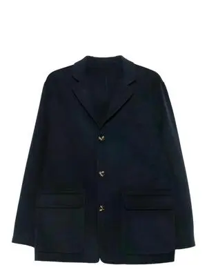 GIORGIO BRATO Patch-pocket Button Blazer - Blue