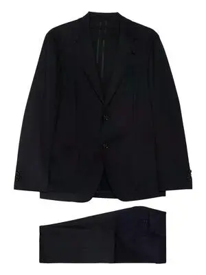 LARDINI Two-button Pocket Suit - Blue