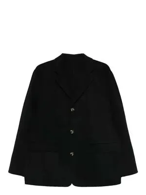 GIORGIO BRATO Patch Pocket Button Shirt Jacket - Black