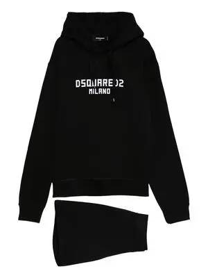 Dsquared2 Cotton Tracksuit - Black