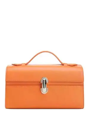 Savette Top-handle Clutch - Orange