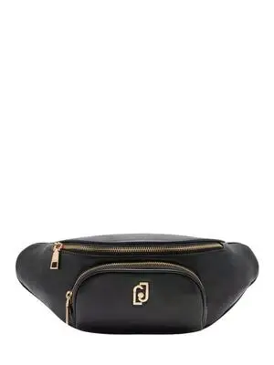 Liu Jo Logo-plaque Zip-fastening Belt Bag - Black