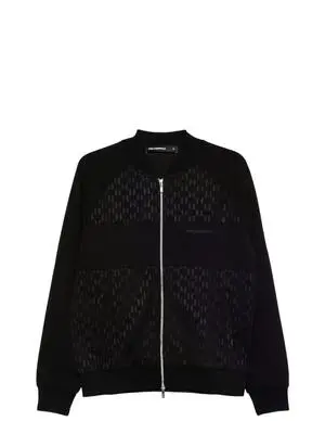 Karl Lagerfeld Monogram-patterned Sweatshirt - Black
