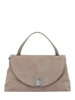 COCCINELLE Nikla Large Suede Tote Neutrals