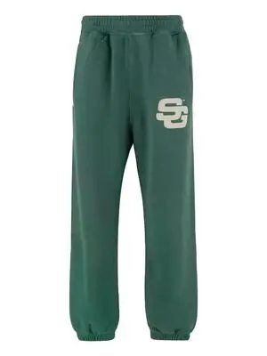 SUMMER GAMES Logo-embellished Elasticated-waist Track Pants - Green