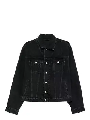 Kenzo Boke Flower Denim Trucker Jacket - Black