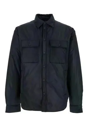 Dsquared2 Double-pocket Padded Shirt Jacket - Black