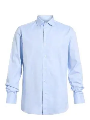 Caruso Shirt Light Size Cotton - Blue