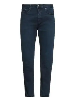 Rag & Bone Tapered Jeans With Appliqués And Embroidered Logo - Blue