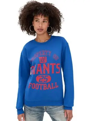 Junk Food Giants Property Crew Fleece Sweatshirt - Royal