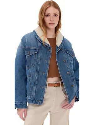 Isabel Marant Pimia Denim Jacket - Blue
