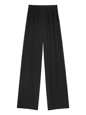 JOSEPH Hulin Silk-crepe Trousers - Black