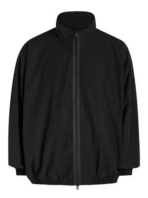 Acne Studios Logo-embroidered Shell Jacket - Black