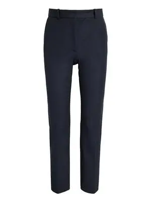 JOSEPH Coleman Gabardine Trousers Navy