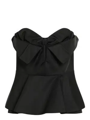 Alexander McQueen Corset Strapless Top - Black