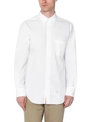 Thom Browne Button Down Cotton Shirt - White