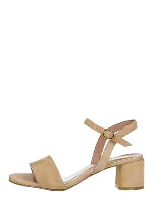 POCHE PARIS Ankle-Strap Leather Sandals