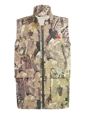 Adidas Camouflaged Pocketed Vest - Neutrals