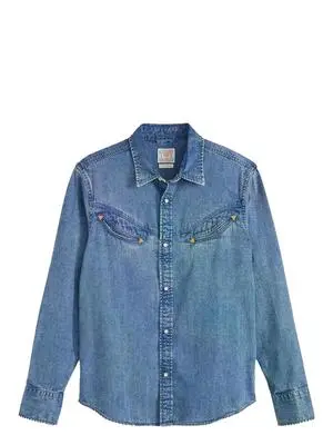 LEVI'S Pocket-detail Denim Shirt - Blue