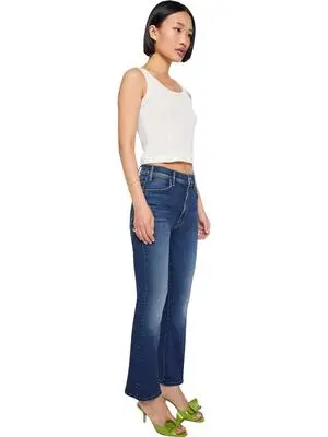 MOTHER The Lil' Hustler Ankle Jeans - Blue