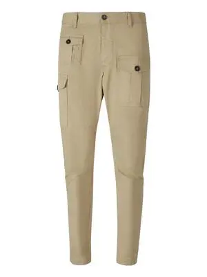 Dsquared2 Cargo Trousers - Beige