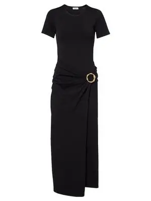 Simkhai Soren Knitted Midi Dress - Black