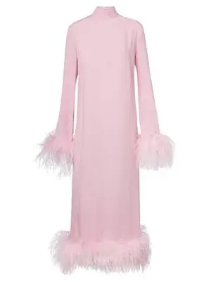 TALLER MARMO Gina Crêpe Cady Midi Dress - Pink
