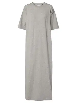 EXTREME CASHMERE X Kris Cotton And Cashmere Maxi Dress - Grey