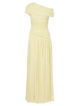 Simkhai Rhiannon Gathered Jersey Maxi Dress - Yellow