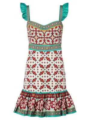 La DoubleJ Mini Printed Minidress - Multicoloured