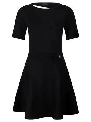 Liu Jo Knitted Flared Dress - Black