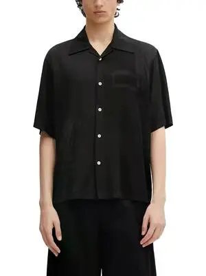 Aries Ancient Column Short-sleeve Shirt - Black