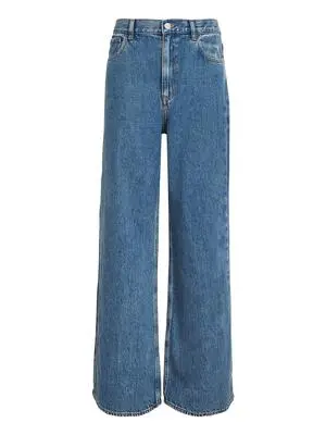 Theory Relaxed Wide-leg Jeans - Blue