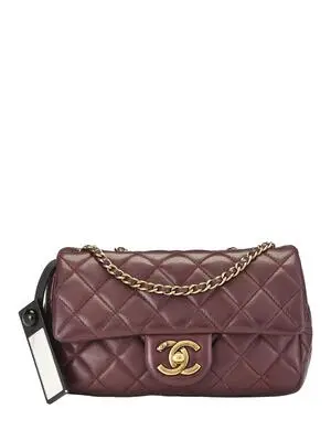 CHANEL Lambskin Meat Packaged Half Flap Mini