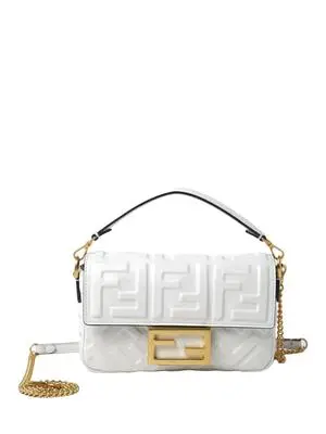 Fendi Baguette Mini Bag - White