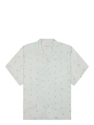 MUSEUM OF PEACE & QUIET Doves Linen Button-up - White