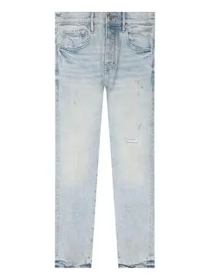 PURPLE BRAND Skinny Fade Distressed Jeans - Blue