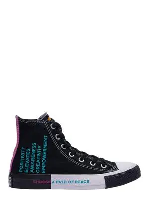 CONVERSE Chuck Taylor All Star High Gs Seek Peace - Black