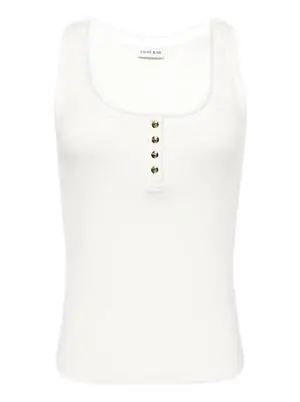 ANINE BING Alessia Sleeveless Top - Ivory