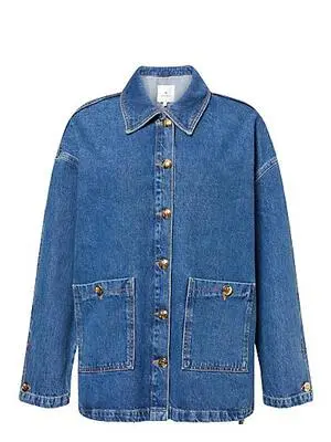 ANINE BING Relaxed-fit Denim Trucker Jacket - Clean Indigo Denim