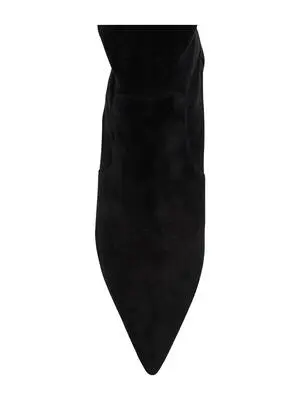 STUART WEITZMAN Power Suede Stiletto Knee Boots - Black