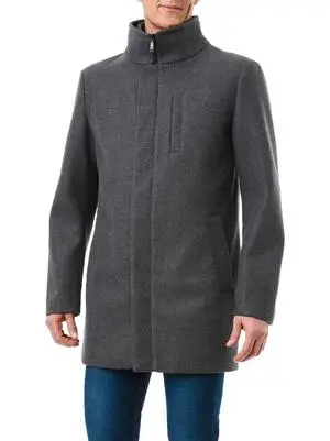Vince Camuto Water-Resistant Jacket With Removable Bib Charcoal